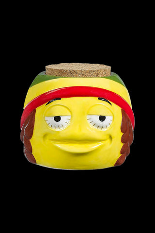 Roast & Toast Rasta Emoji Stash Jar | Storages