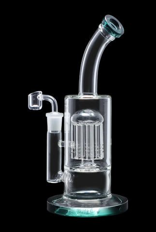 Smoke Cartel Bent Neck w/ Tree Perc Dab Rig - 9 in.