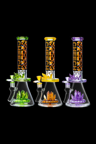Cheech Glass Just Know We Shinning Bling Bling Water Pipe