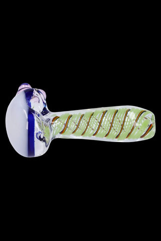 Smoke Cartel Swirling Double Blown Spoon Pipe 4.5"