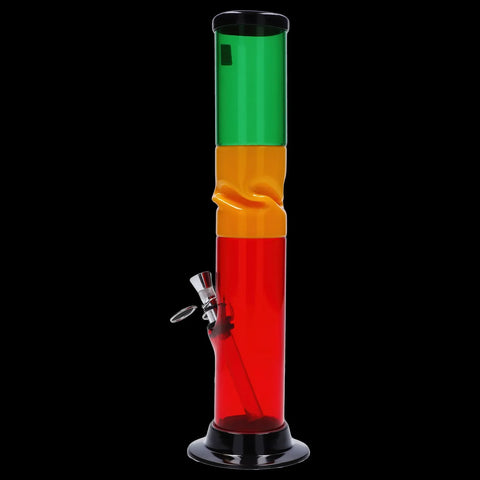 JM Plastics Irie Twist with Pull Slide Acrylic Water Pipe