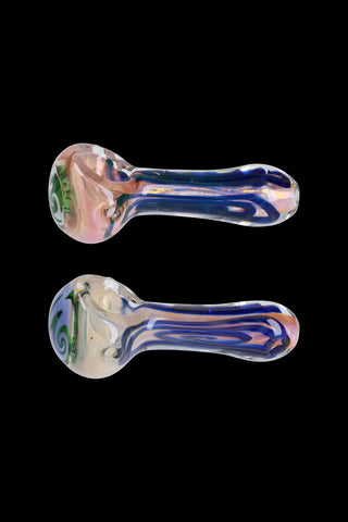 Frit Blood Color Art Pipe - 4 in. | Spoons