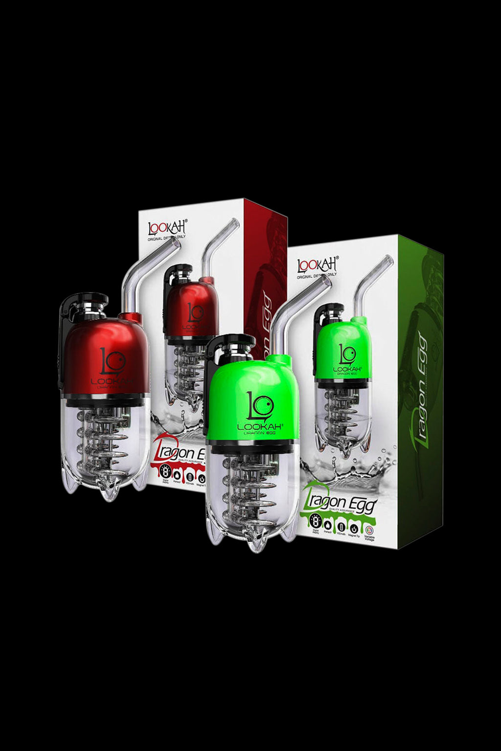 Lookah Dragon Egg eRig Bubbler - Portable Dab Rig with Perc