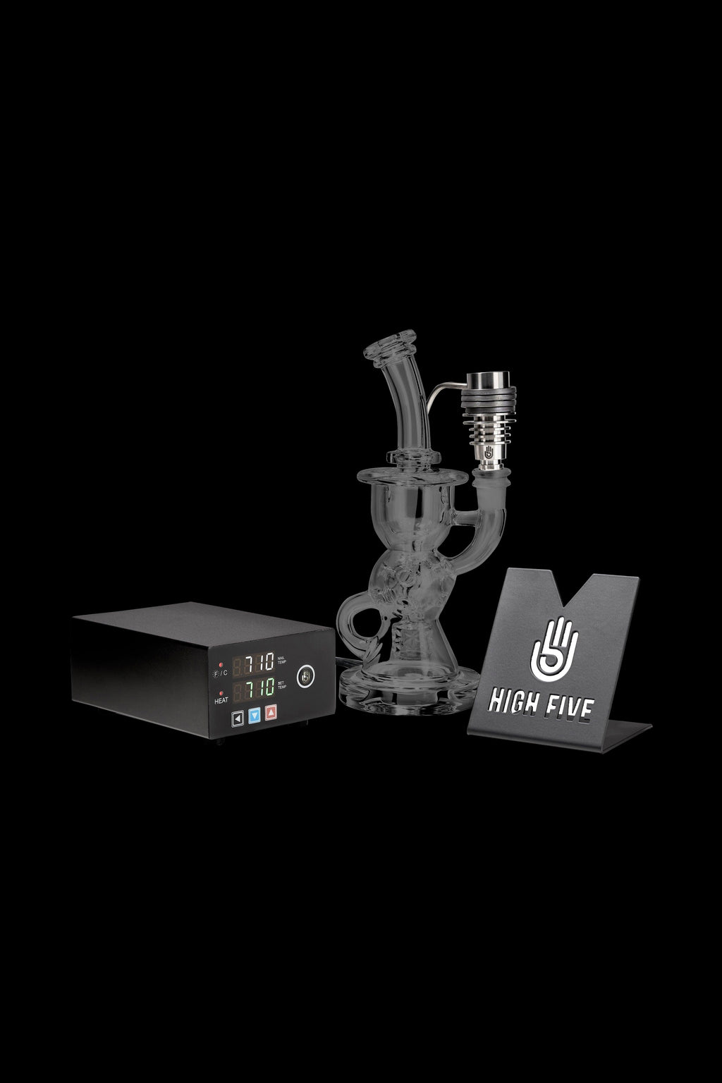 High Five Micro E-Nail Titanium Nail & Rig Kit - Smoke Cartel