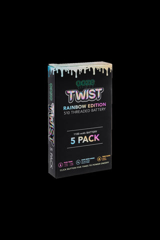 Ooze Adjustable Twist 1100mAh Batteries - 5 Pack