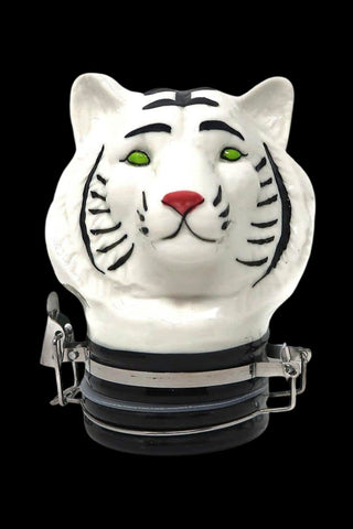 Contained Art Porcelain Storage Jar