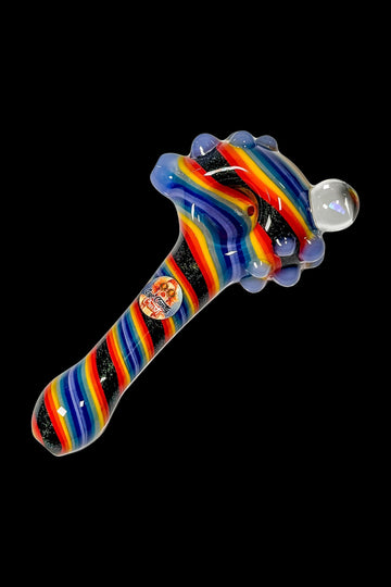 Crush Eye Candy Opal & Dichro Spiral Hand Pipe