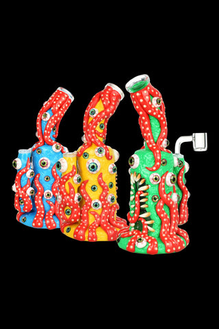 Octo Eyeballz Glow In Dark Dab Rig