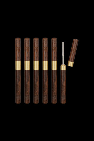 Bear Quartz Pocket Spatula Dab Tool - 6pc Set