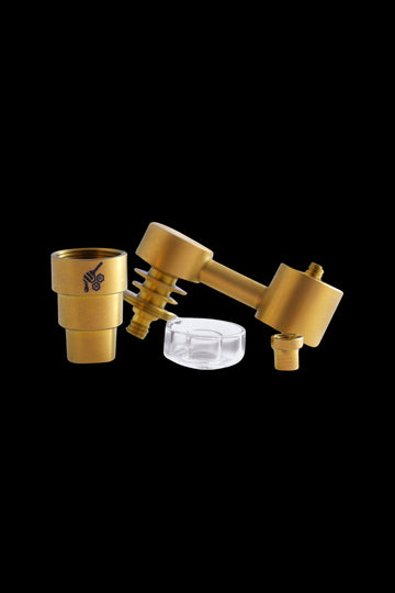 Honeybee Herb Titanium 4-In-1 Sidecar Hybrid Banger Dab Nail