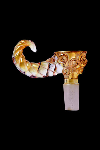 Cheech Glass Fumed Herb Bowl with Handle | Bong Bowls