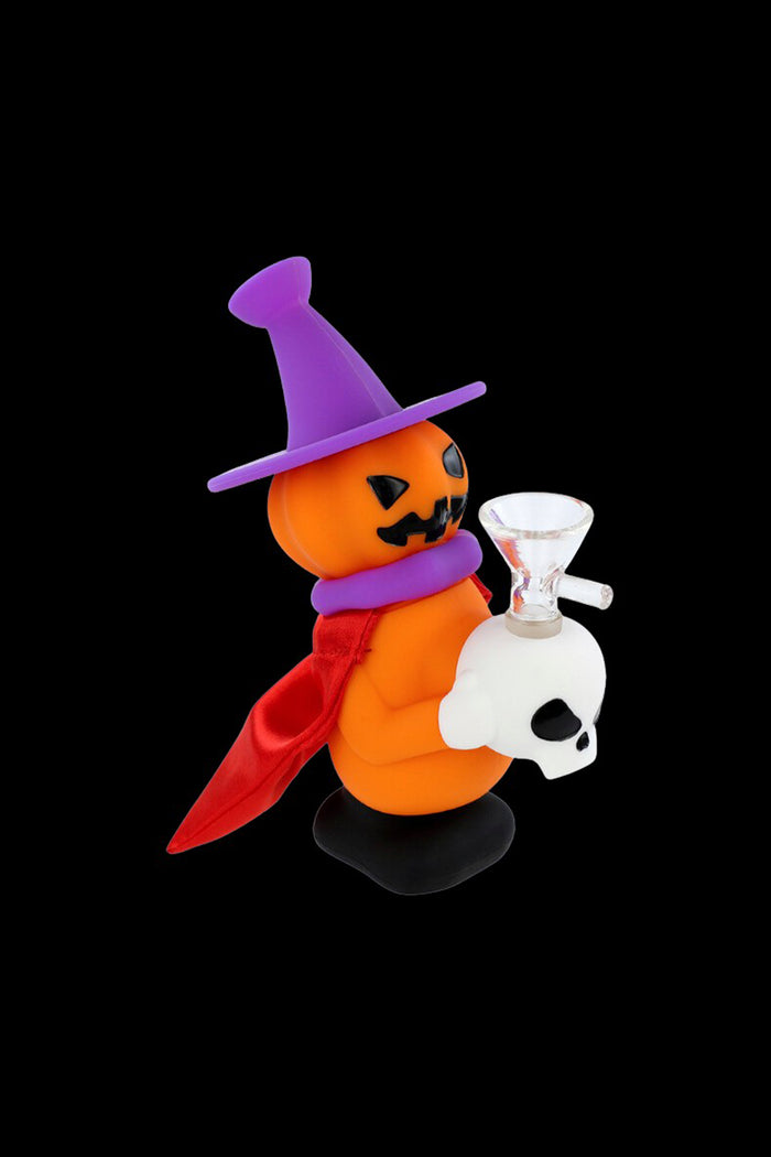 Cloud 8 Jack Olantern Witch Pipe - Silicone Water Pipe