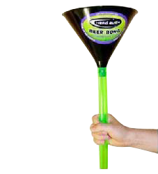 Head Rush 1 Hose Beer Bong Funnel - Classic Party Favorite