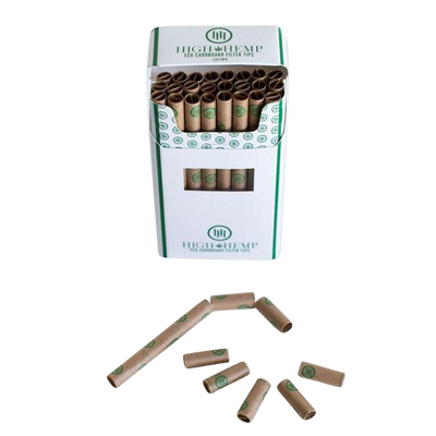 High Hemp Eco Cardboard Filter Tips - 12 Pack Bulk