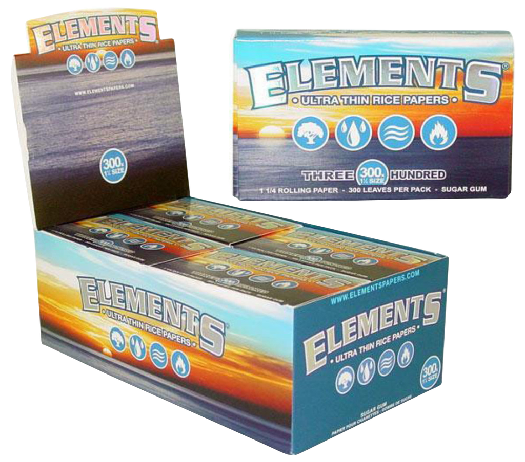 Elements Ultra Thin Rice Rolling Papers - 20 Pack