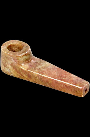 Marble-Colored Stone Pipe | Real Stone | Smoke Cartel