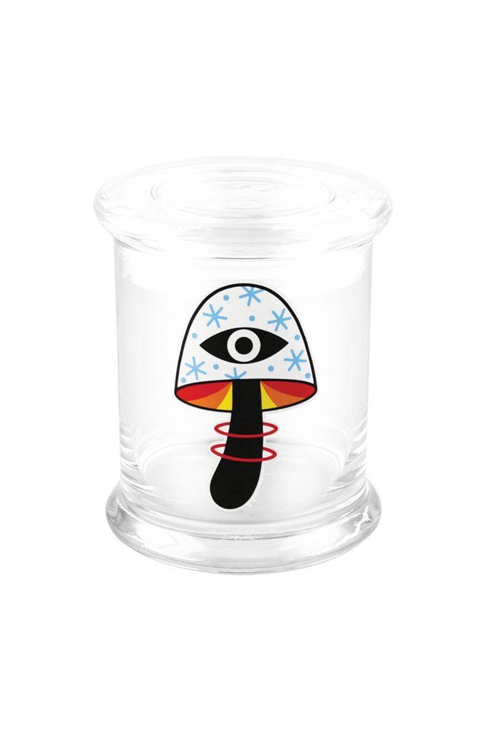 420 Science Shroom Vision Glass Jar - Preserve Your Herbs