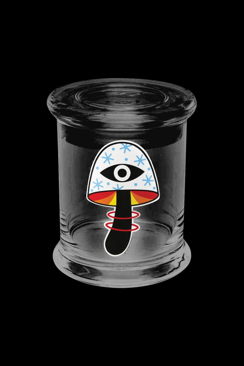 420 Science Shroom Vision Glass Jar - Preserve Your Herbs