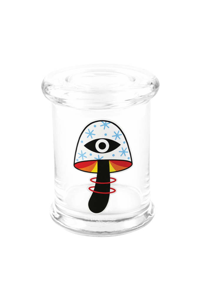 420 Science Shroom Vision Glass Jar - Preserve Your Herbs