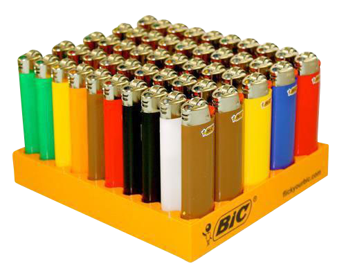 Bic Classic Lighter - Bulk 50 Pack