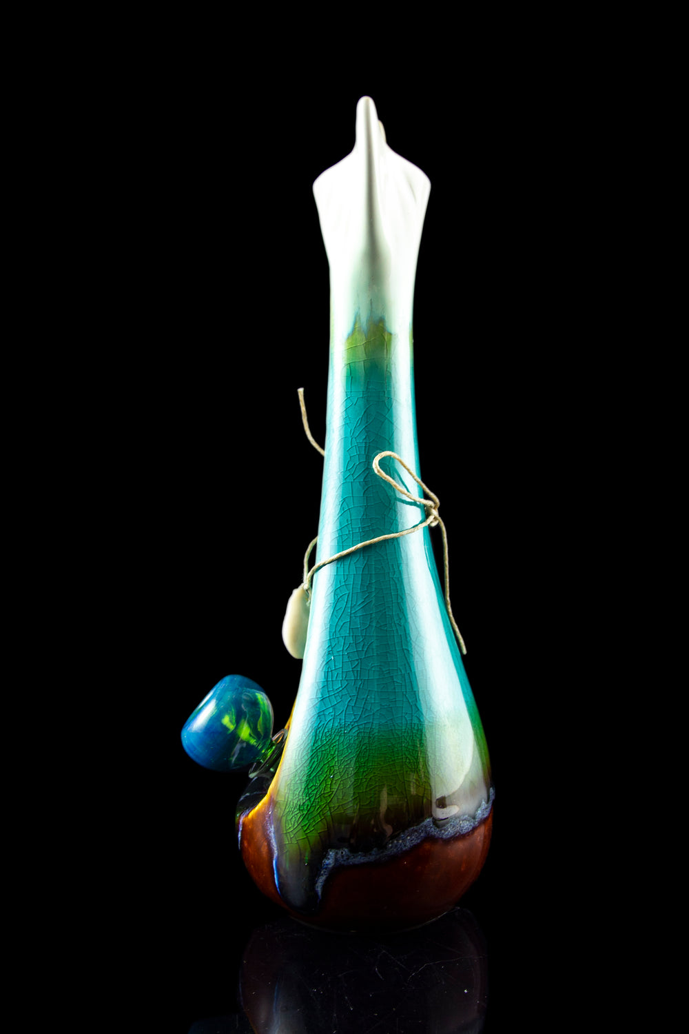 My Bud Vase Yemaya Water Pipe - Glass Bong - Blue