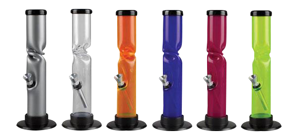 Acrylic Straight Shooter Water Pipe With Ice Catcher