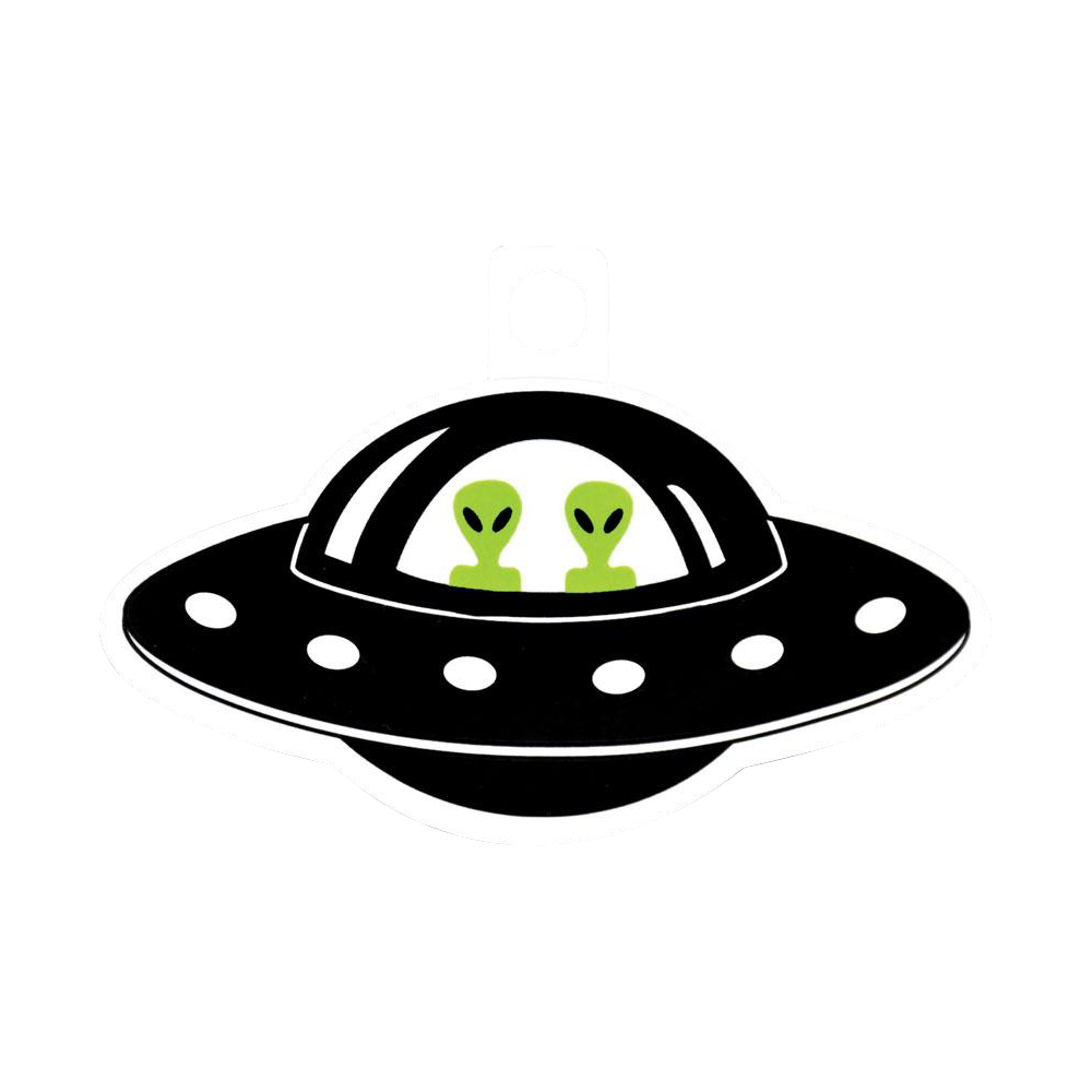 Flying Saucer Silhouette