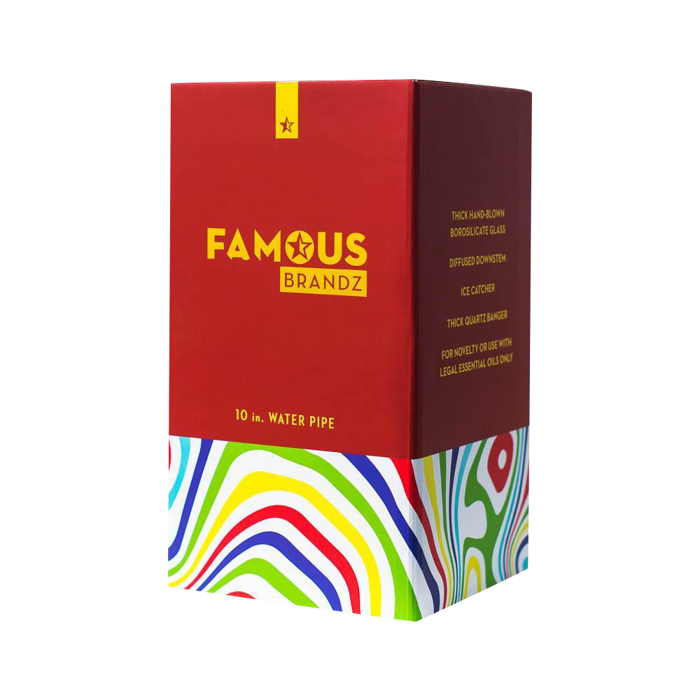 Famous Brandz Amnesia Straight Shooter with Banger - 10-inch Dab Rig