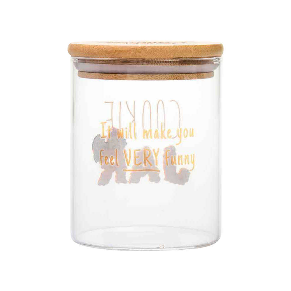 Cheech & Chong Cookie Stash Jar - Durable Glass with Airtight Seal