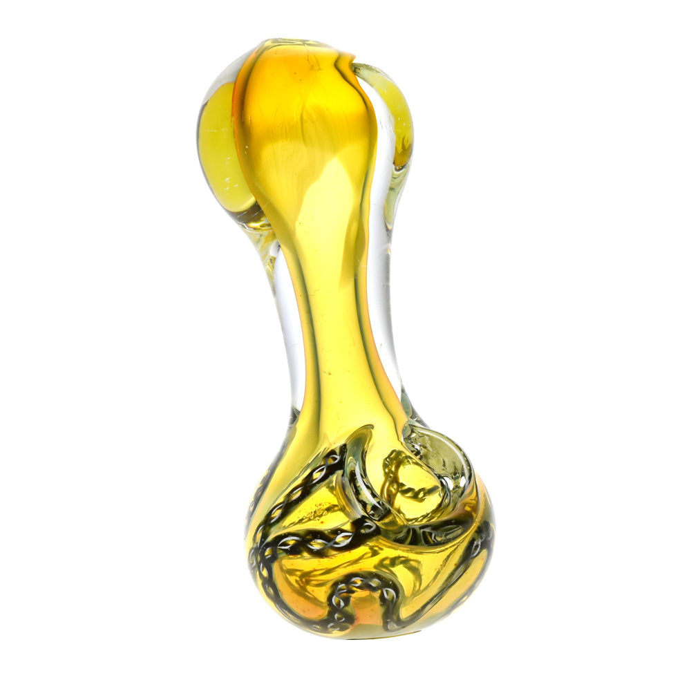 Chains of Binding Glass Spoon Pipe - Sturdy Borosilicate Glass