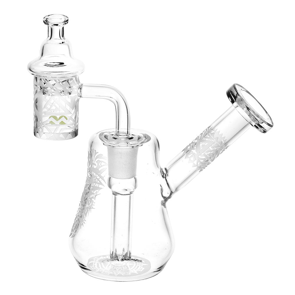 Compact Travel Etched Dab Rig Set | Smoke Cartel