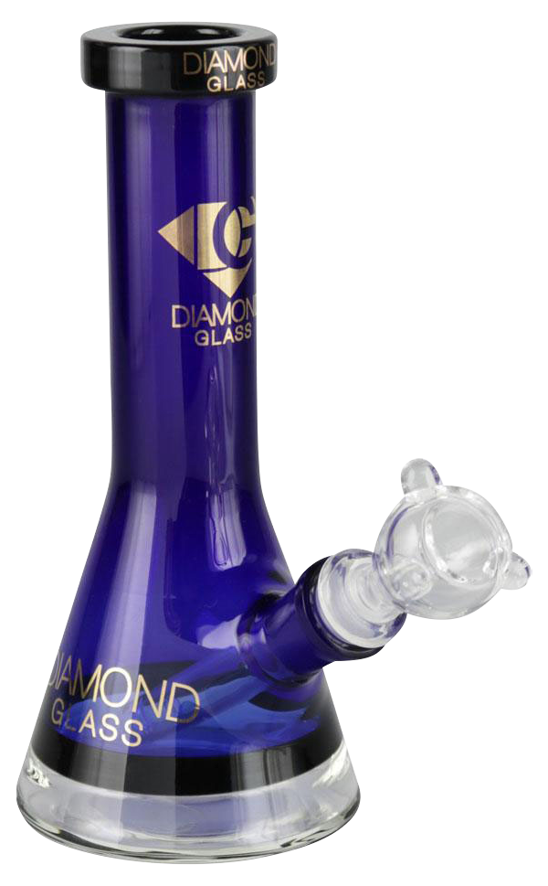 Diamond Glass Mini Beaker - Beast Mode | Bongs & Water Pipes