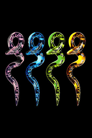 4 Inch Uncoiling Snake Dab Tool - 4 Piece Set