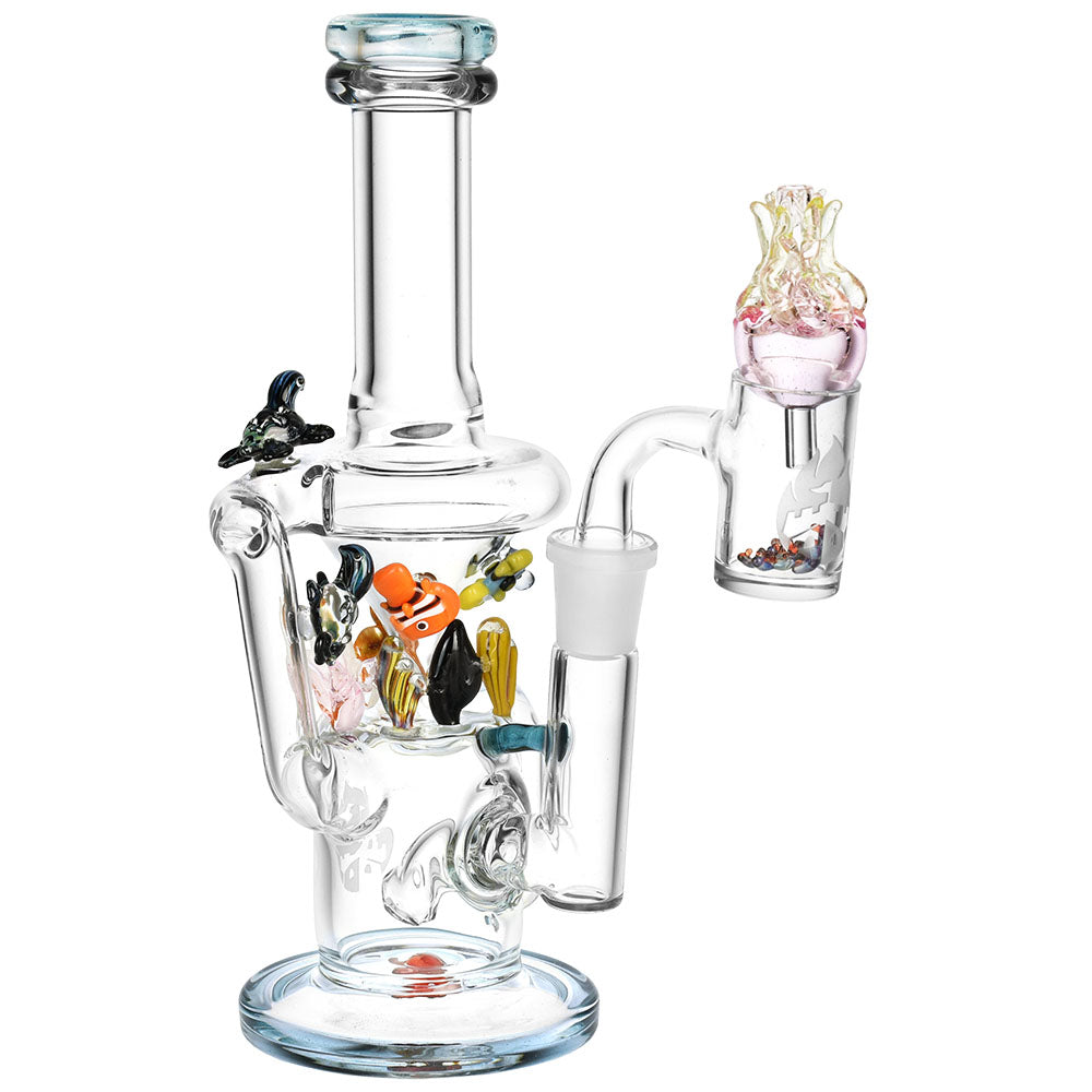 Empire Glassworks Under the Sea Mini Recycler Rig - Handmade in USA