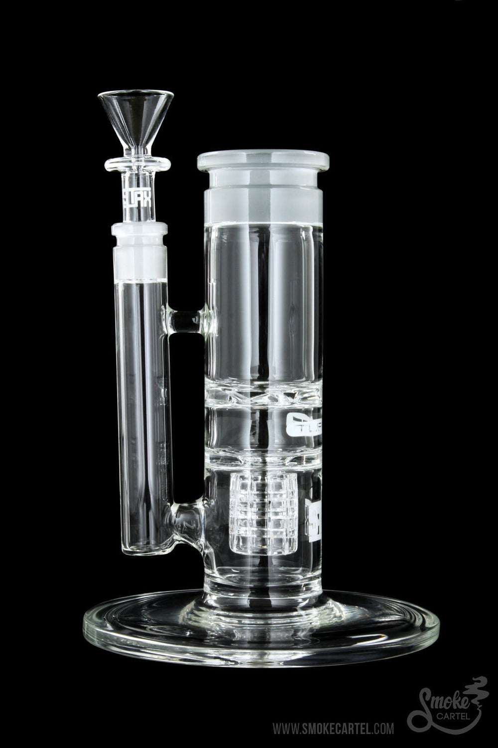 GRAV® STAX Flare Base w/ Turbine Disc - Glass Water Pipe