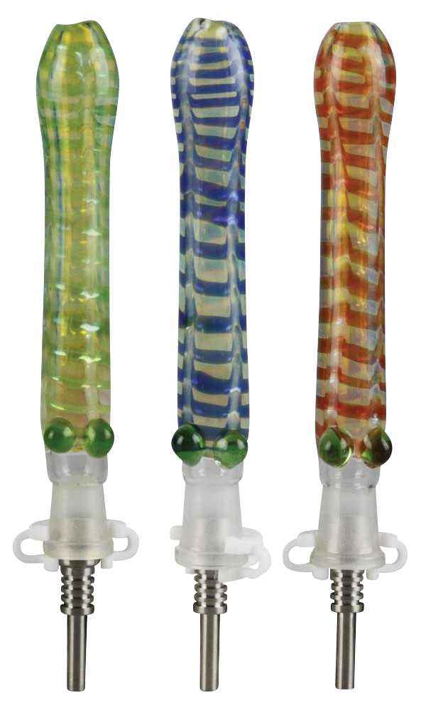 Glass Dab Collector Straw with 10mm Titanium Tip