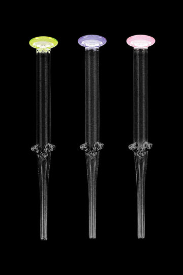 Glass Honey Dab Straw Collector - Minimalist Design | Smoke Cartel