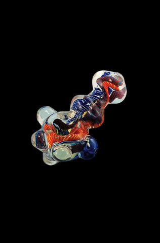 Smoke Cartel Heavy Inside Out Glass Pipe - Durable & Clear