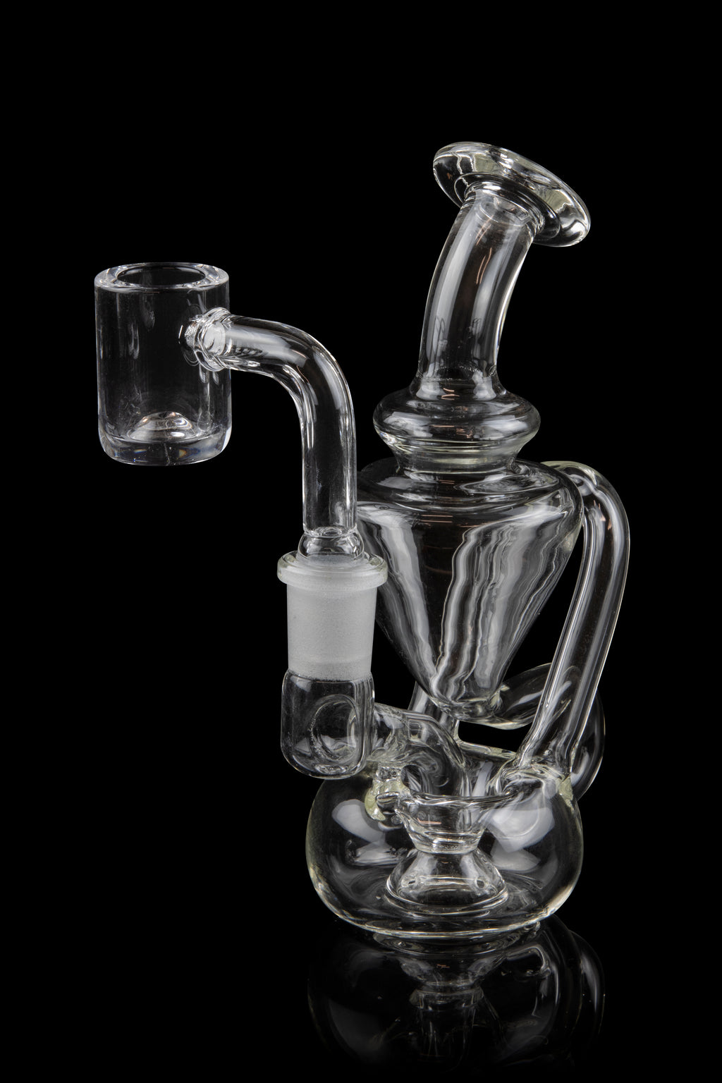 Mini Funnel Recycler Dab Rig - Smooth Hits in a Compact Size