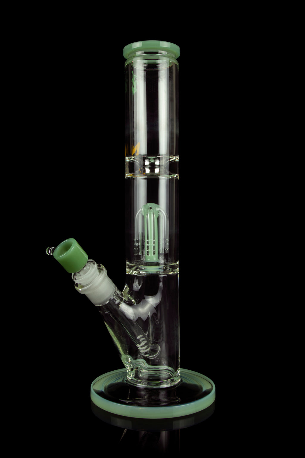 Dopezilla Hydra Water Pipe - Clear Glass Straight Shooter Bong