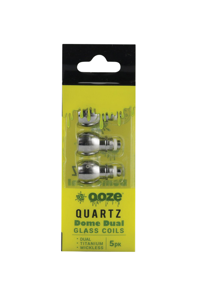 Ooze Dual Quartz Glass Dome Coils - 5 Pack | Replacement Parts