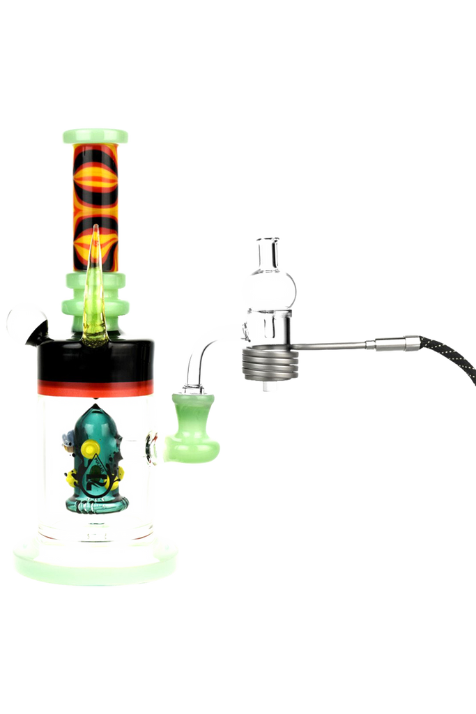 Pulsar Axial Opal Quartz Banger with Bubble Cap
