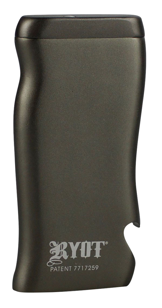 RYOT Large Aluminum Taster Box With a Bottle Opener in Gunmetal