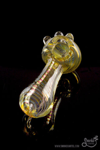 Gold Fumed Spoon Pipe - Midas