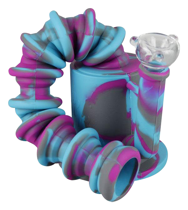 Extendable Neck Silicone Bong - Flexible & Travel-Friendly