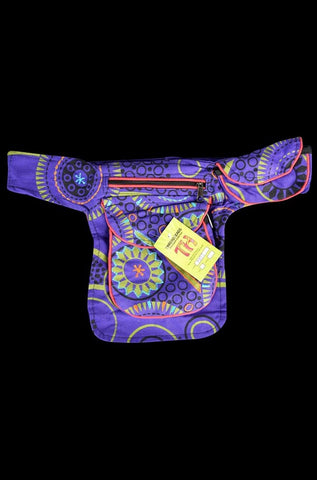 Multi-Pocket Circle Pattern Hip Pack | Swags