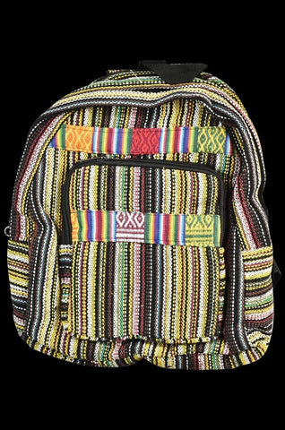ThreadHeads Striped Backpack with Rainbow Details
