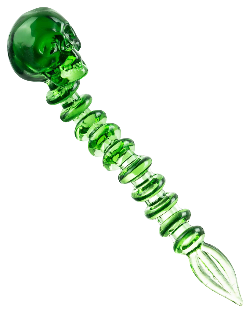 Fatality Dabber - Spine-shaped Skull Handle for Badass Dabbing